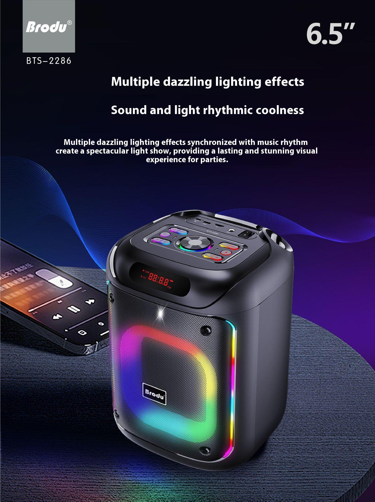 1000W BRODU BTS 2286 Bluetooth Karaoke Speaker ikaraoke box ...