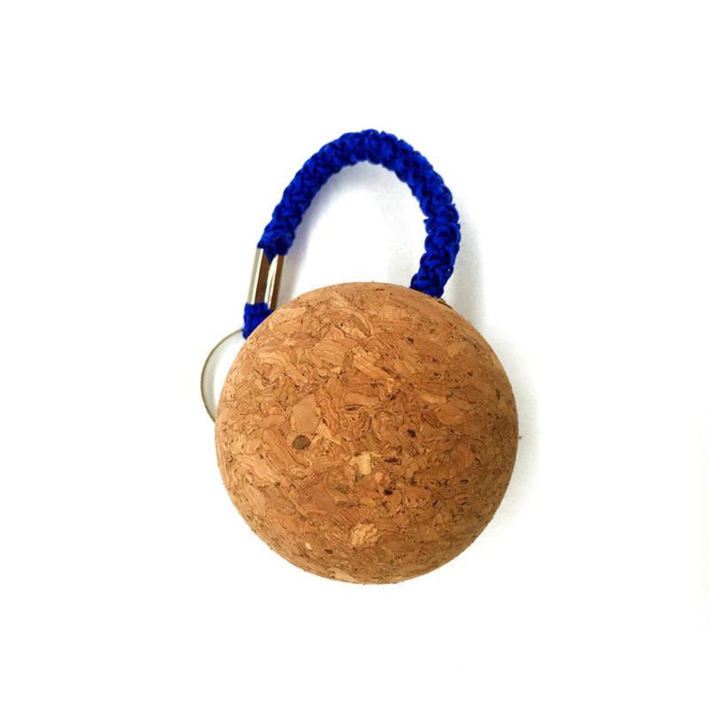 50mm Floating key ring Cork Rope Sailing boat float Key ring Ball ...