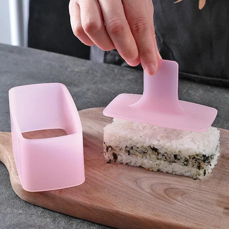 Rice Mould Musubi Molder Maker Rectangular Layer Mold Box Scoop ...
