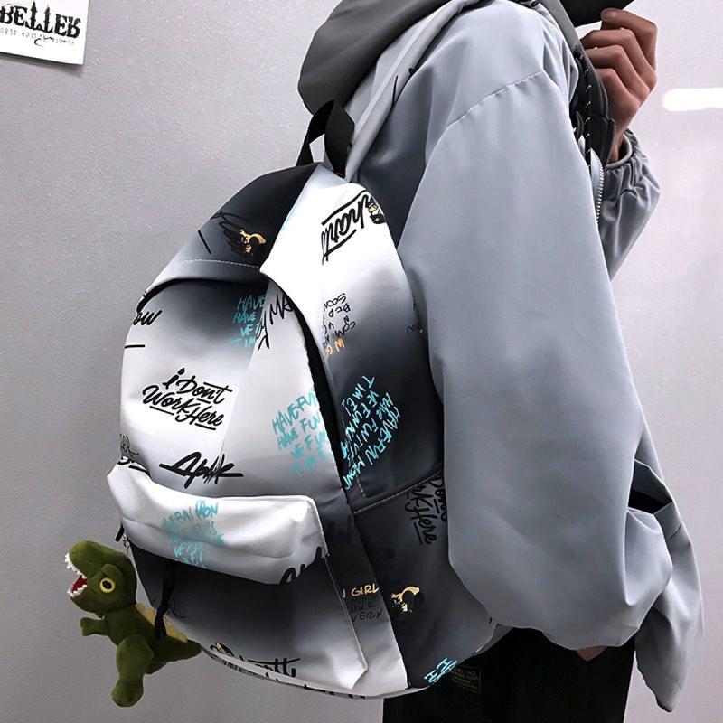 Simple and versatile backpack men's backpack trendy cool hig - TikTok ...