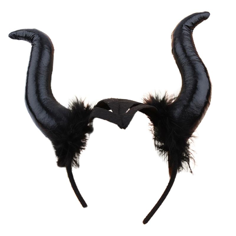Steampunk Devil Horns Headband Ox Horn Headband Devil Horn Hair ...