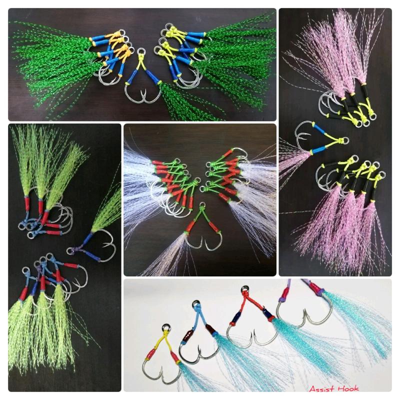 assist hook micro jig 10g 15g 20g 30g 40g 60g 80g harga 1pc - TikTok ...