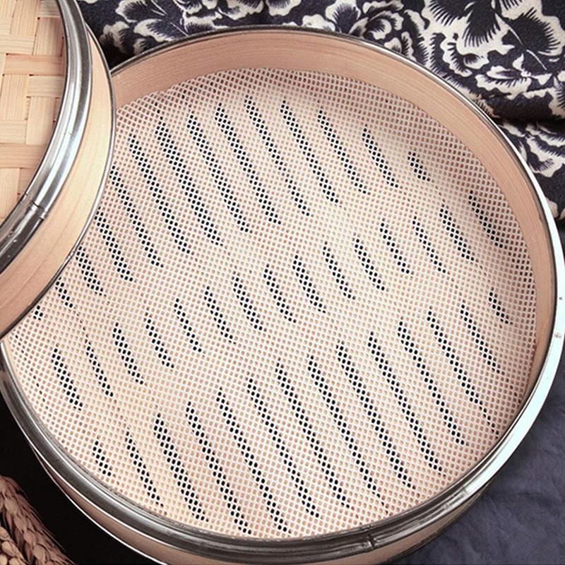 Non-Stick Silicone Steamer Dim Sum Paper Kitchen Steamers No - TikTok ...