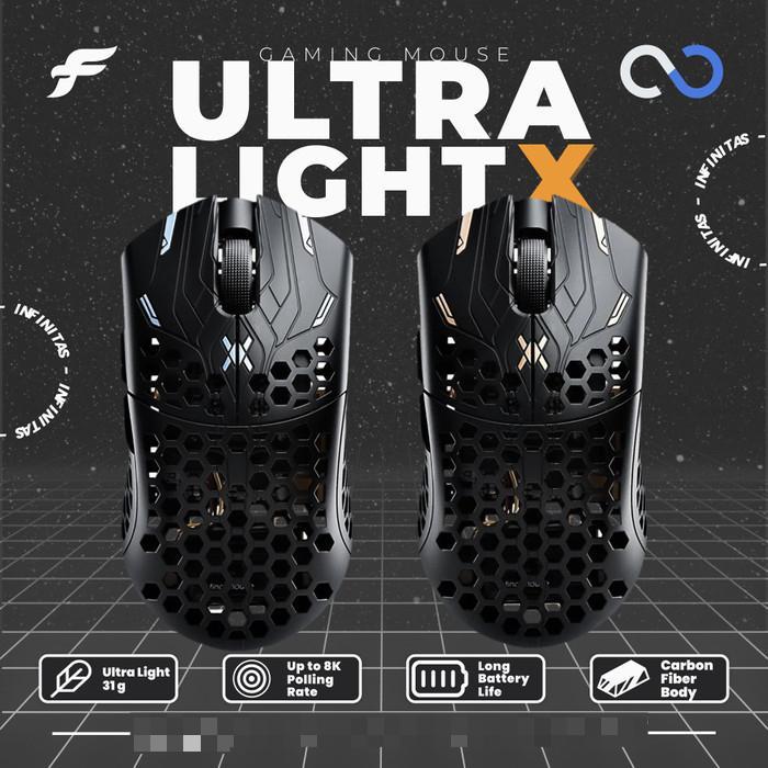 Jual FinalMouse ULX UltraLightX Ultra Light Gaming Mouse Ori - Tiger (L ...
