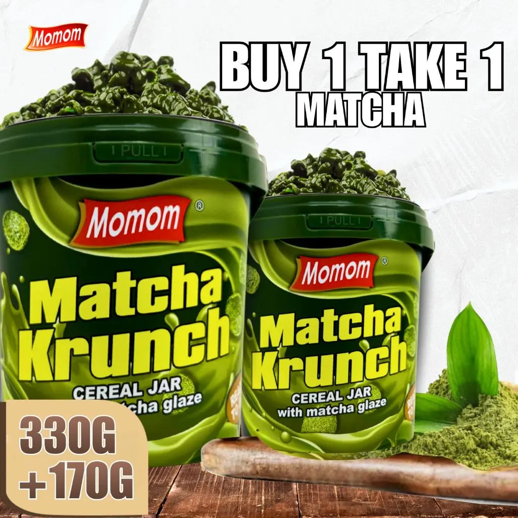 [BUY 1 TAKE 1] Momom Food Chocolate BIG and MINI Krunch, Crunchy Cereal ...