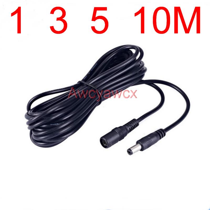 10M 5M 3M 1M DC Power Supply Cable Extension Cord Female to Male ...