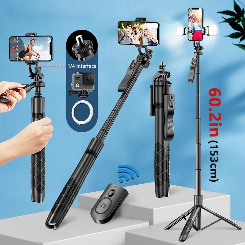 L16 1530mm Wireless Selfie Stick Tripod Stand Foldable Monopod - TikTok ...