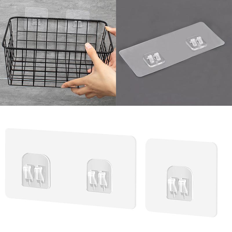 10 Pcs Multi-Purpose Hook Self Adhesive Strong Sticker Hooks - TikTok ...
