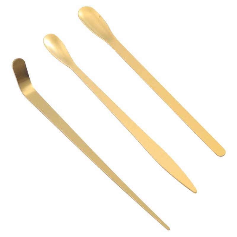 New Stainless Steel Tea Sticks Japanese Traditional Leaf Tea Scoops ...
