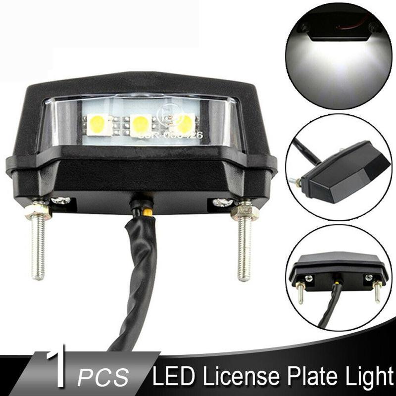 Motorcycle License Plate Light LED Number Plate Light Multi Use ...