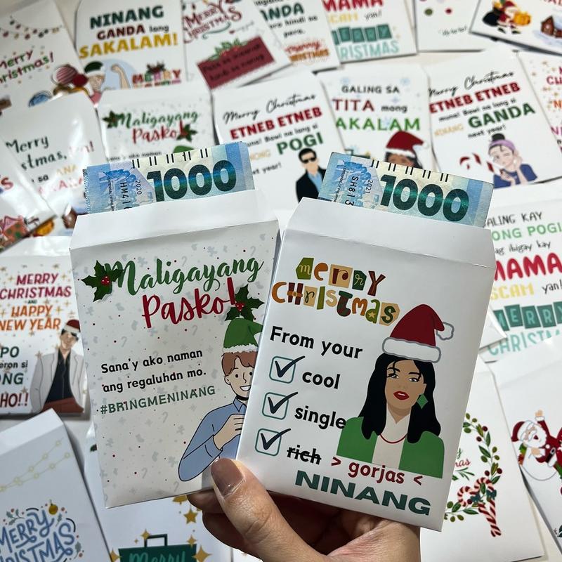 CHRISTMAS WITTY ANGPAO AND ELEGANT ANGPAO - TikTok Shop Philippines