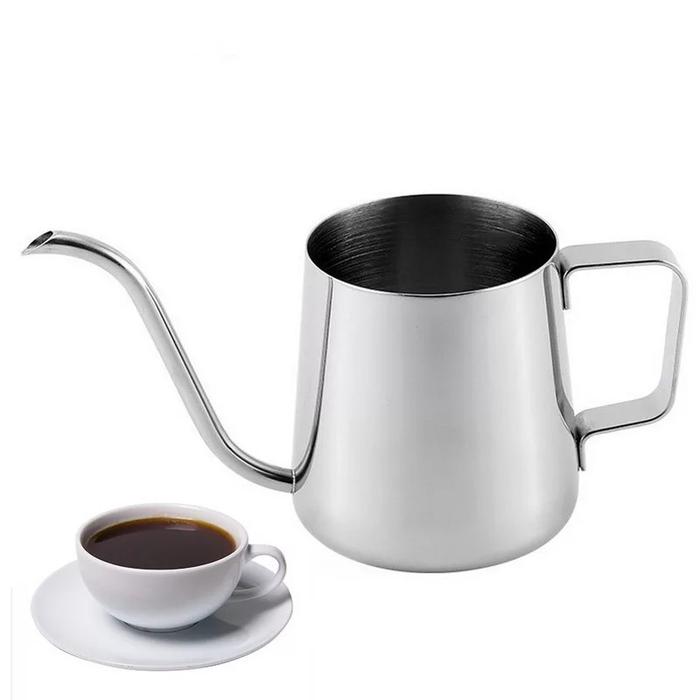 Jual Milk Jug Pot 350ml Teko Leher Angsa Stainless Kopi Susu Pour Over ...