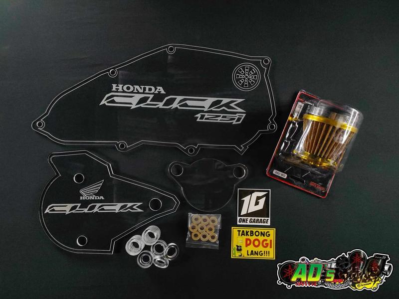 Honda Click Ver. 2 & 3 Acrylic Crankcase and Airbox Cover - TikTok Shop ...