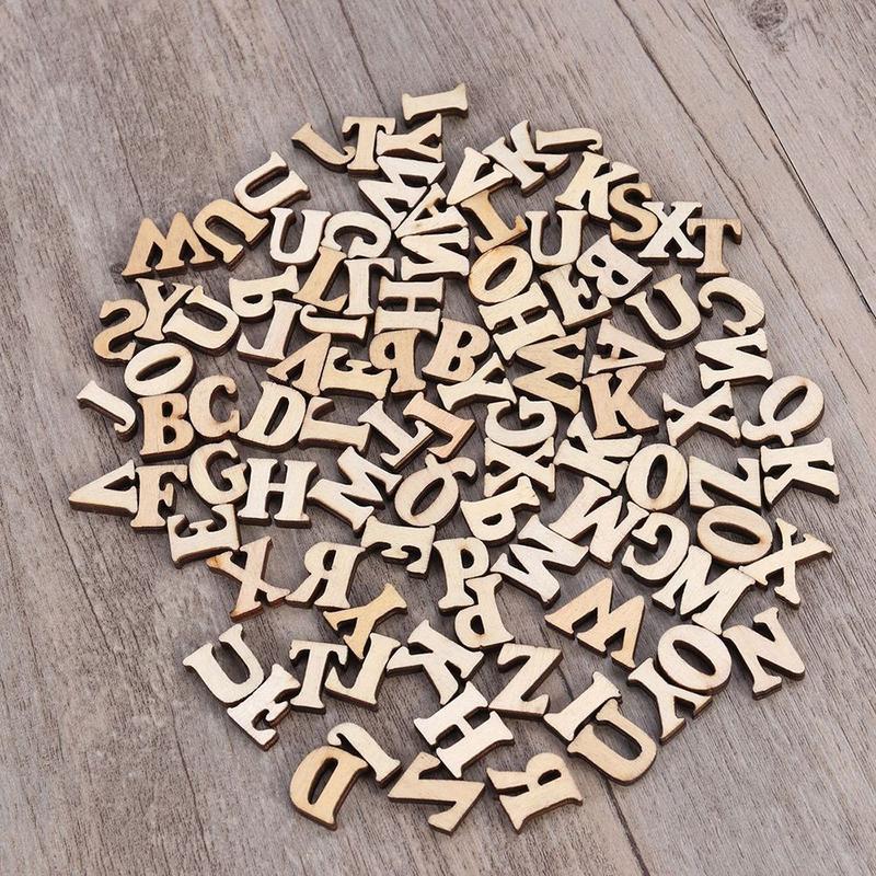 Hadiah Kayu, 100pcs, Sesuai untuk Buku Skrap, Kraf, Hiasan DIY ...