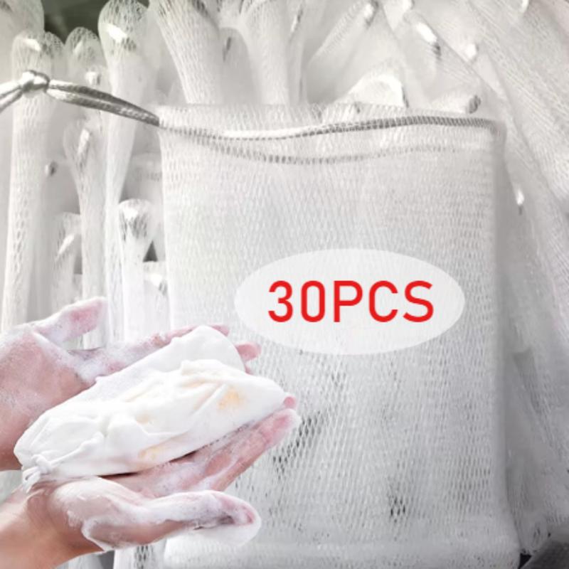 30Pcs Beg Sabun Jaring Berbuih Manual Boleh Digantung Pembersih ...