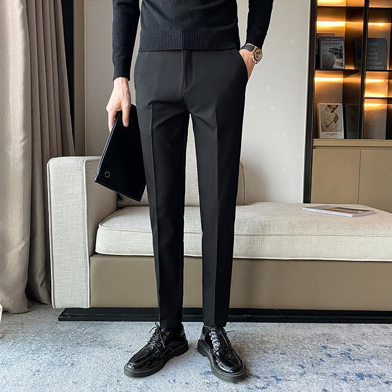Seluar Sut, Potongan, Hitam, Slim Fit, Untuk Lelaki, Pakaian - TikTok ...