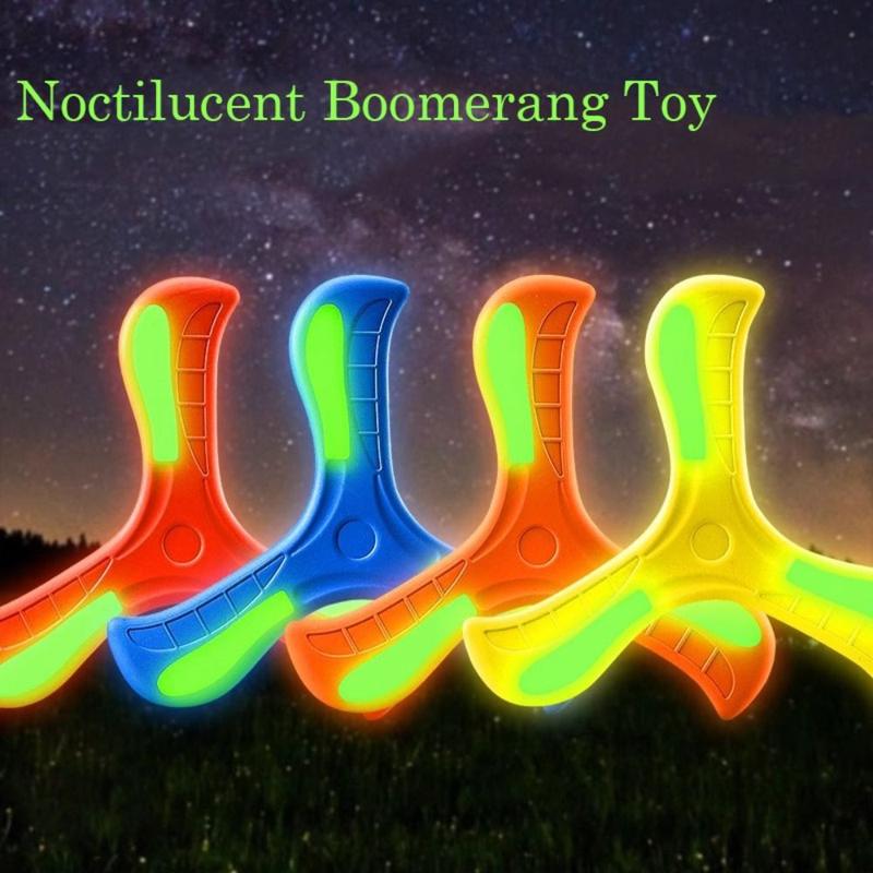 Returning Toy Fast Catch Returning Flying Boomerang Toy Noctilucent ...