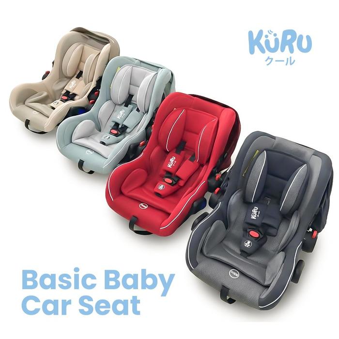 Jual KURU Basic Baby Car Seat | Kursi Mobil Anak Bayi - grey - Jakarta ...