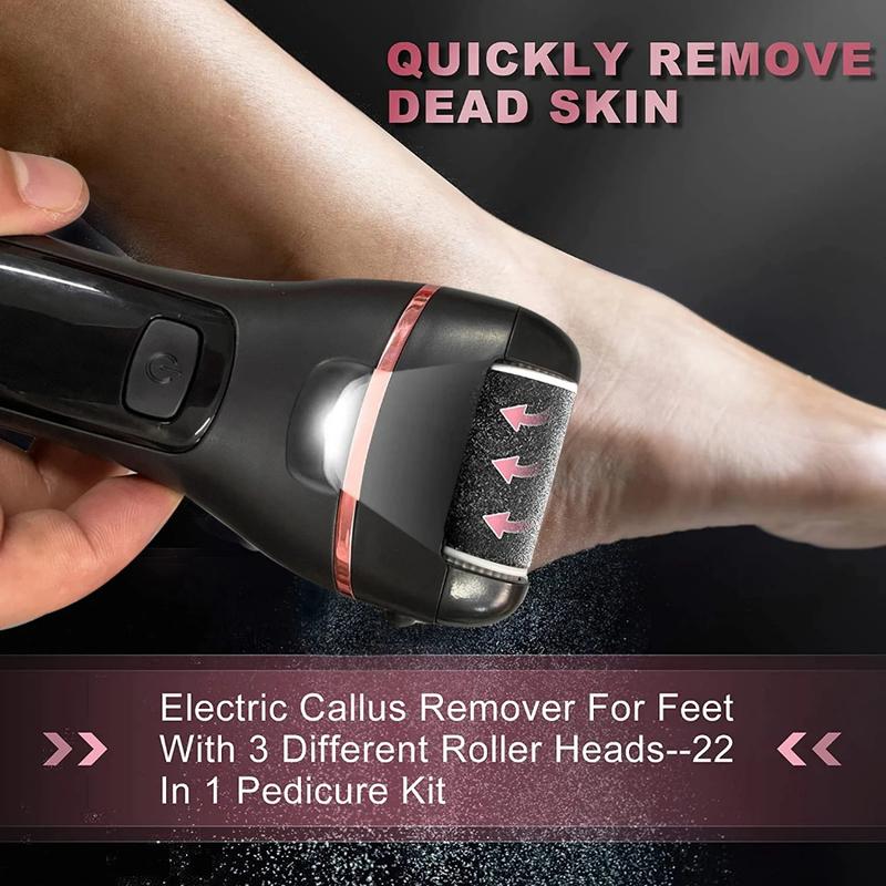 Electric dead skin callus removal tool, heel grinding tool, fully ...