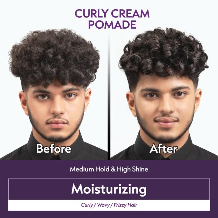 Captain Men's Care Curly Cream Pomade - Shop | Tokopedia