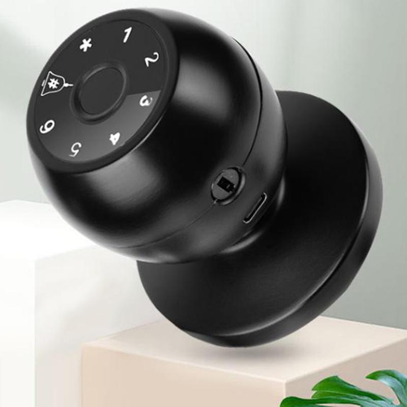 For Tuya Smart Fingerprint Password Ball Lock Bluetooth-compatible ...