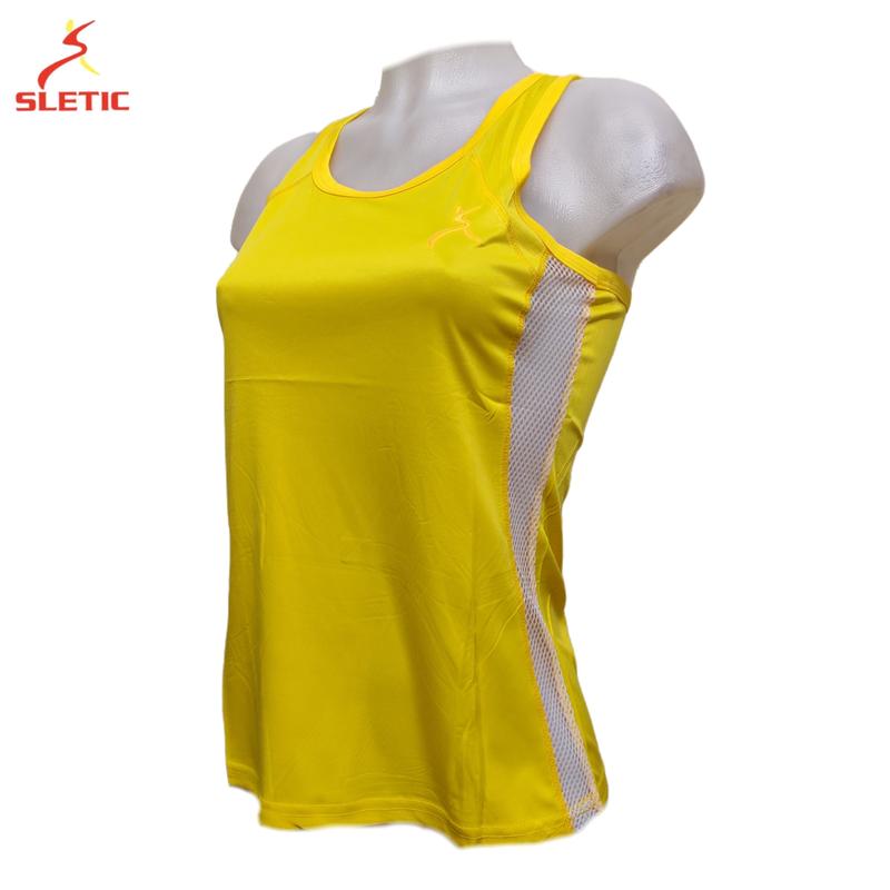 SLETIC Women's cotton drift top sando breathable mesh side racer ...