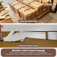 Promo JF-Kirim segera Lemari Pakaian Besi 4 Pintu/pintu geser dan pintu ...