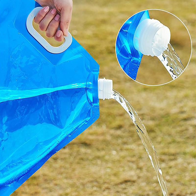 5/10L Outdoor Portable Folding Water Bag With Faucet Cycling - TikTok ...
