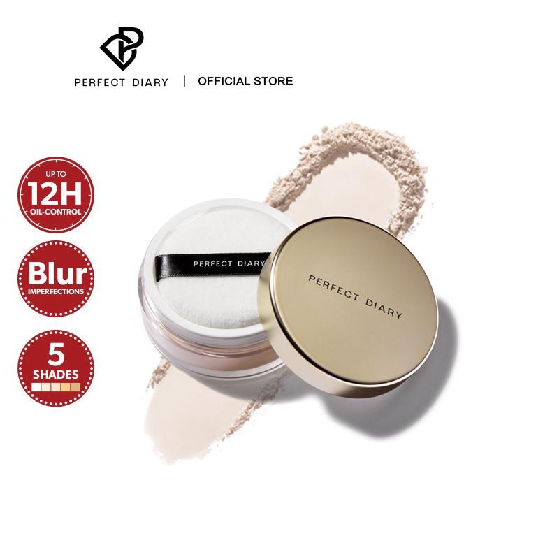Perfect diary waterproof loose powder make up face powder 12 - TikTok ...