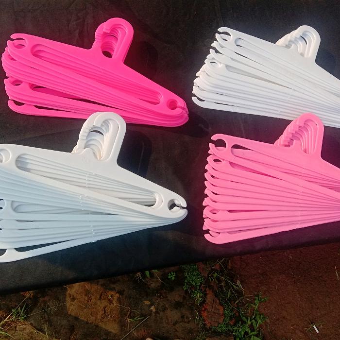 Promo gantungan hanger anak warna 12 inc/31cm dan 14 inc/35cm(lusinan ...