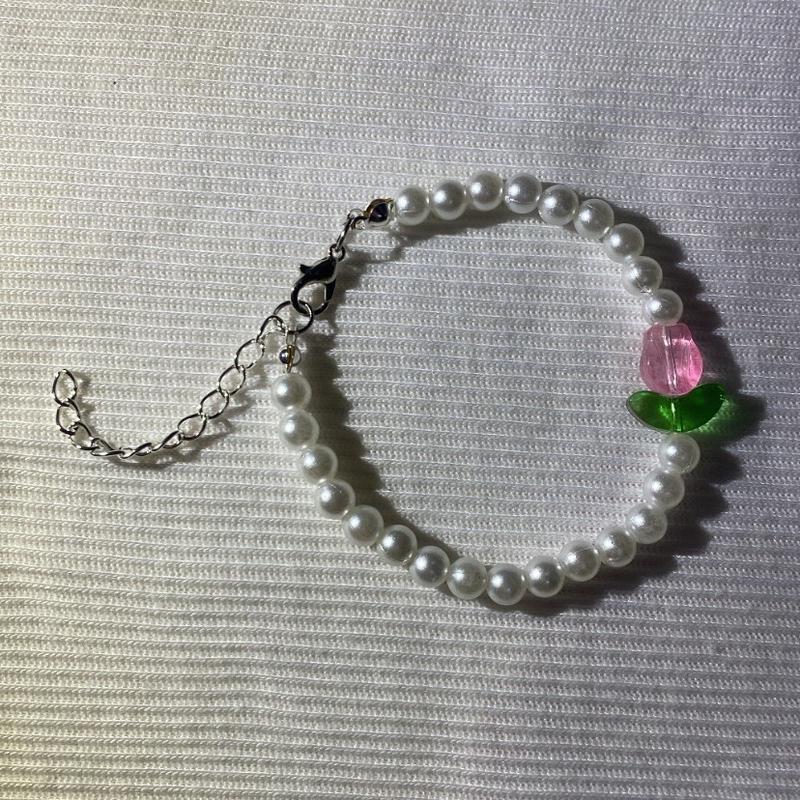 gelang manik manik bunga tulip - Shop | Tokopedia