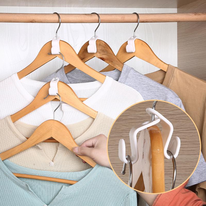 Hanger Connecting Hook Can Be Superimposed Clothing Hook Wardrobe ...