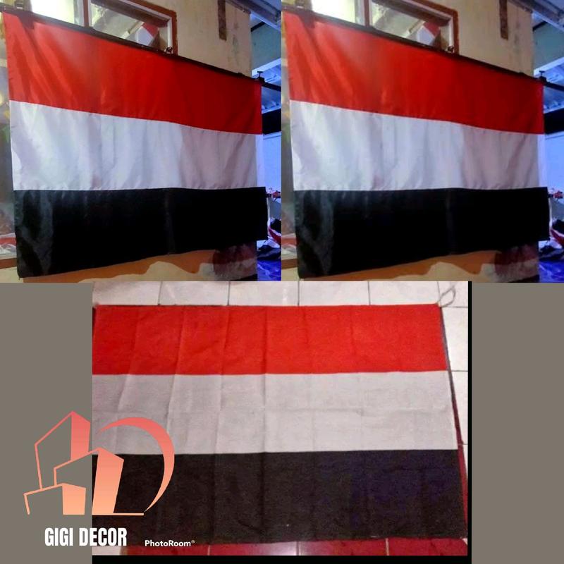BENDERA BRIGEZ/BENDERAMERAH PUTIH HITAM - Shop | Tokopedia