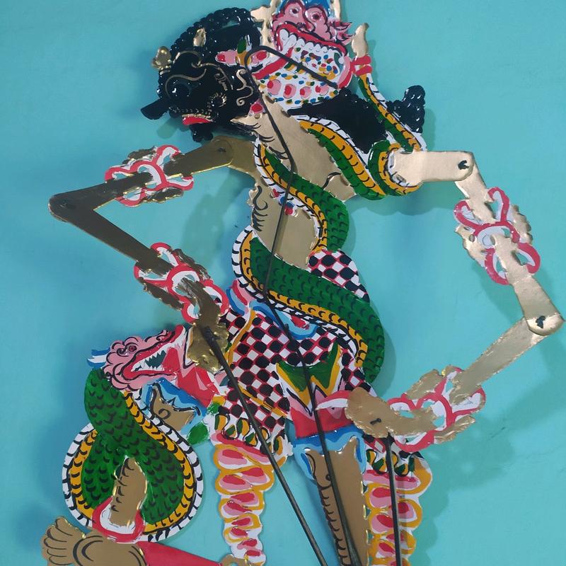 wayang kertas bratasena gubet ulo 60 cm - Shop | Tokopedia