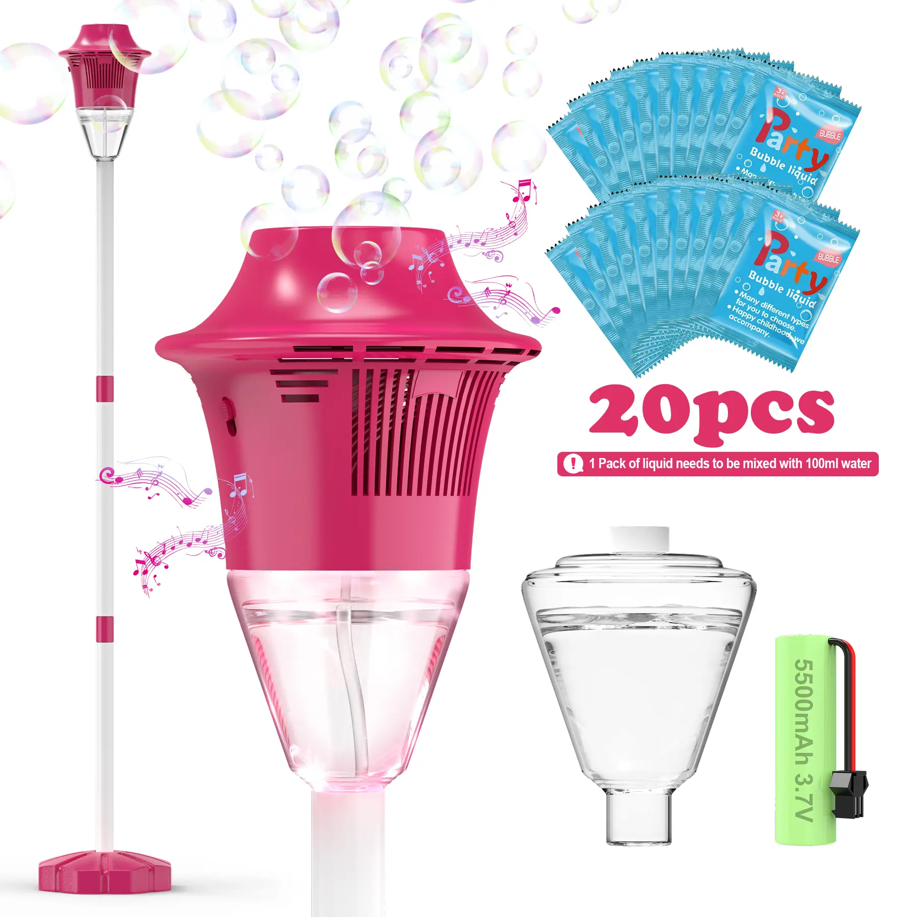 Bubble Maker for Kids,Adjustable Height Stand, 20,000+ Bubbles - TikTok ...