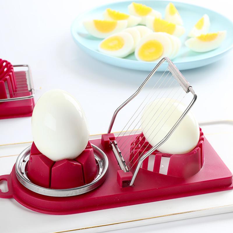 Multifunctional Egg Cutter Stainless Steel Wire Egg Slicer Sectioner ...