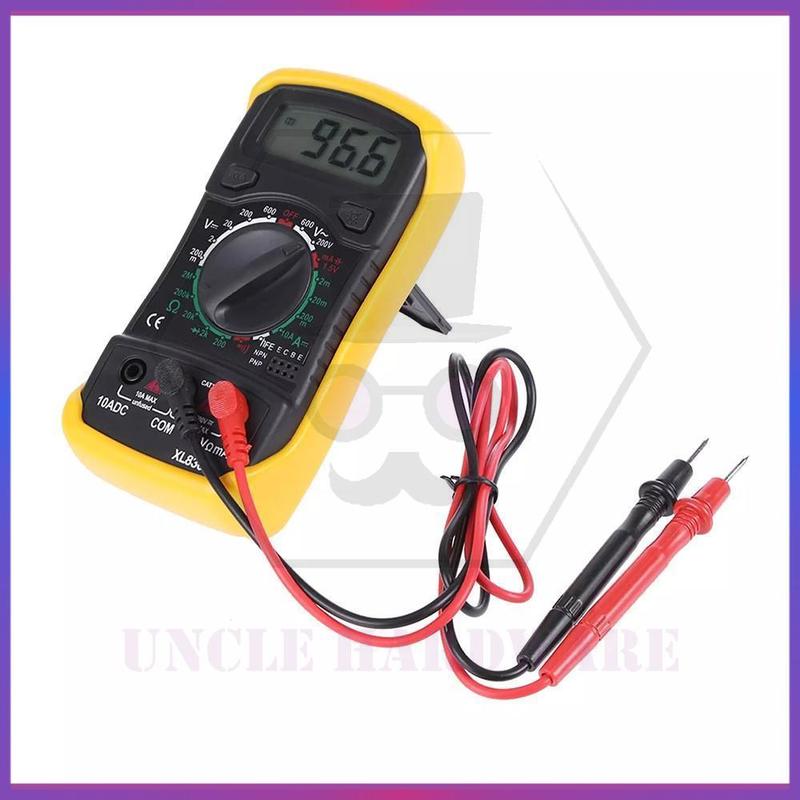 Digital Multimeter XL830L DT-830B LCD Volt Meter Ammeter Voltmeter ...