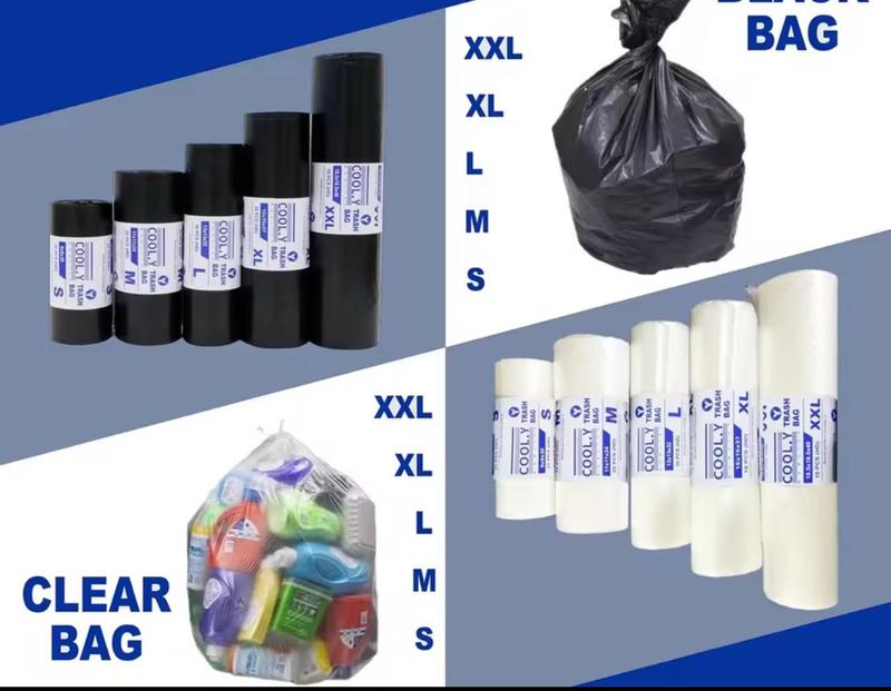 VeryGood- Biodegradable Garbage Bags Trash Bags Black/White (S/M/L/XL ...