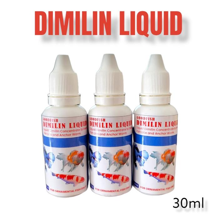 Jual DIMILIN LIQUID 30 ML DIMILIN CAIR OBAT KUTU PARASIT IKAN HIAS KOI ...