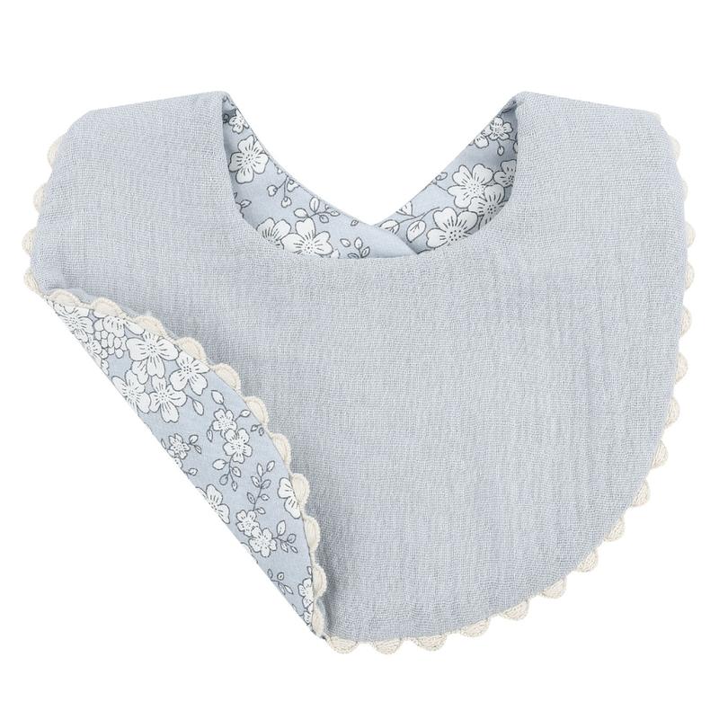shil Baby Bibs Round Saliva Towel Reversible Bib Burp Cloth Infant ...