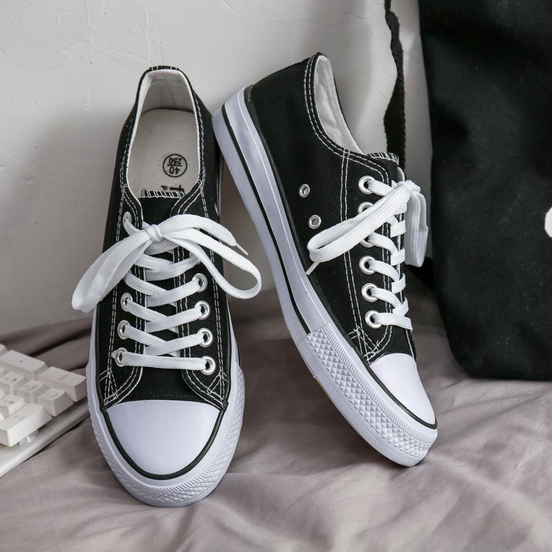 Kasut Kanvas Oversize Uniseks,Street Style Korea,Warna Earth - TikTok ...