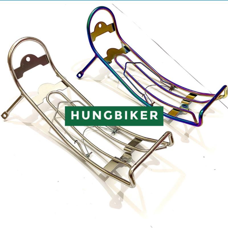 Baga Xuồng Chuối TiTan -Inox gắn cho xe Wave50cc-100cc-110 ( - TikTok Shop Vietnam