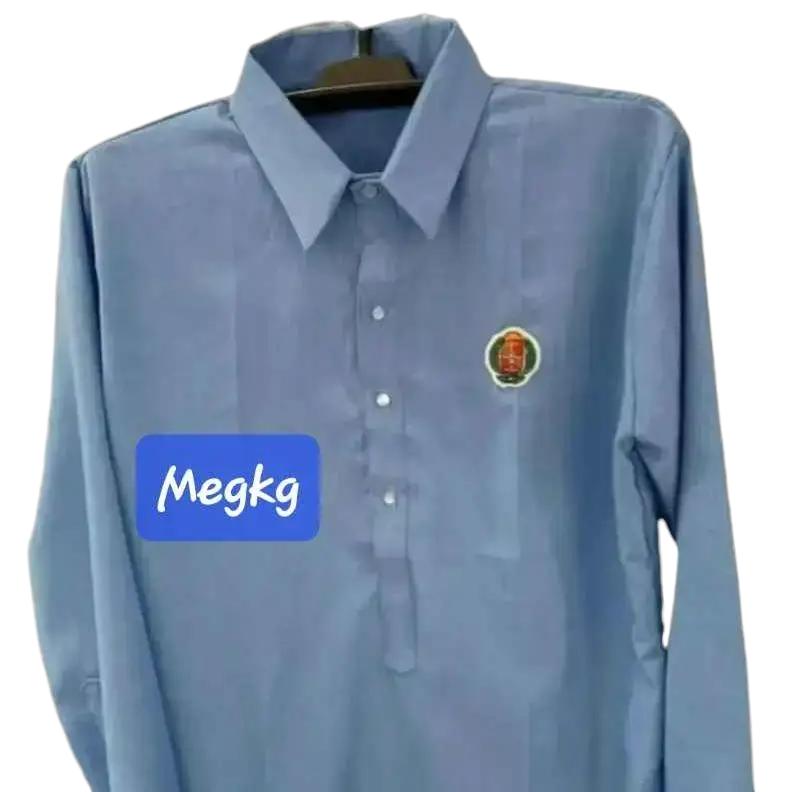 Security Guard with Sosia Polo Barong Long Sleeves Menswear Top ...