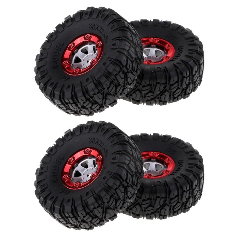 Tayar Getah, Saiz Hex Roda 12mm (100mm), Bahagian Kereta RC, - TikTok ...