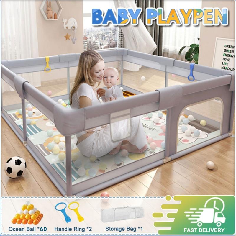 Playpen For Baby Play Fence Safety Baby Barriers For Toddler - TikTok ...