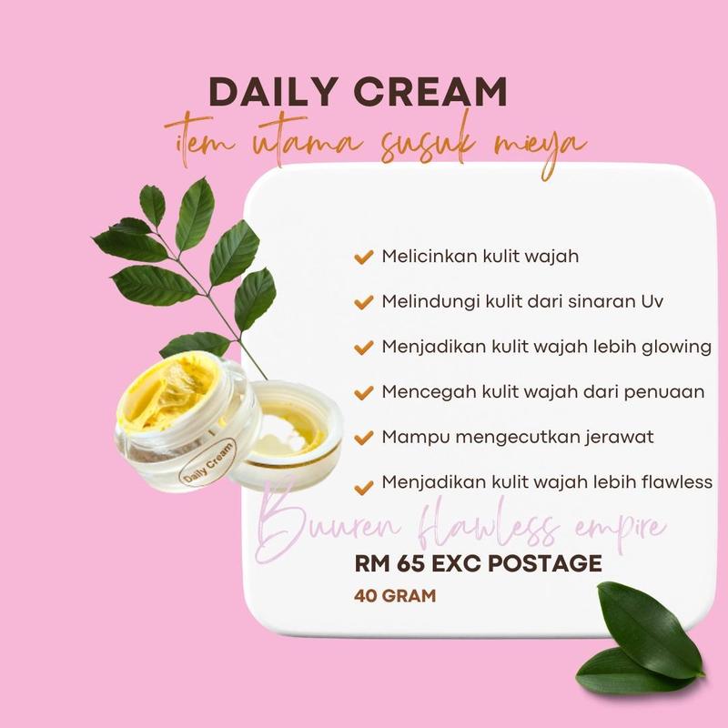 DAILY CREAM TABITA SKINCARE 40G - TikTok Shop Malaysia