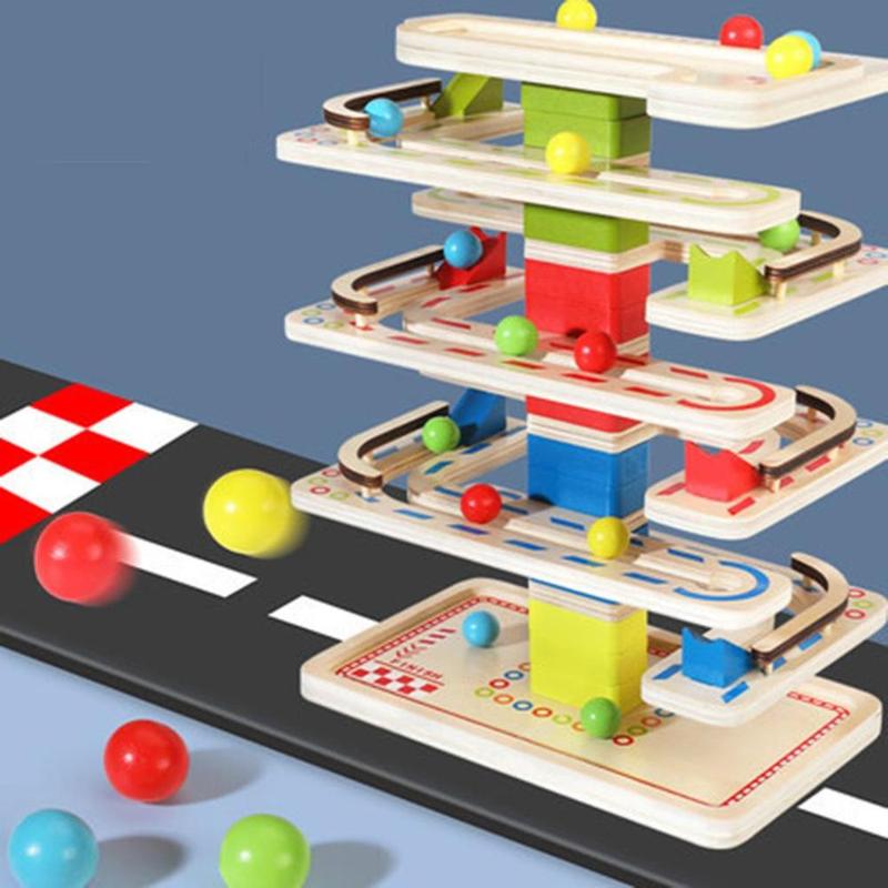 Race Ball Ramp Track,Toddler Toys, Montessori Stem Educational - TikTok ...