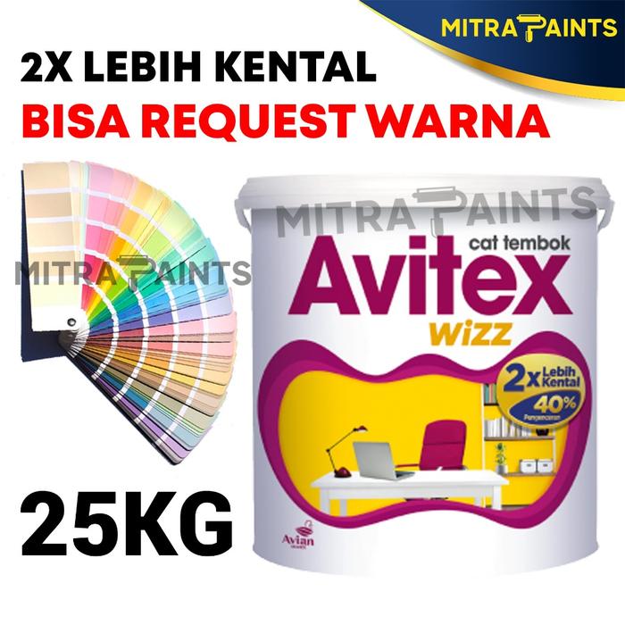 Jual AVITEX WIZZ CAT TEMBOK INTERIOR AVIAN 25 KG PAIL / BISA REQUEST ...