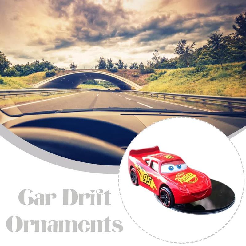 Car For Lightning Mcqueen Drift Rotating Ornaments Auto Dashboard ...