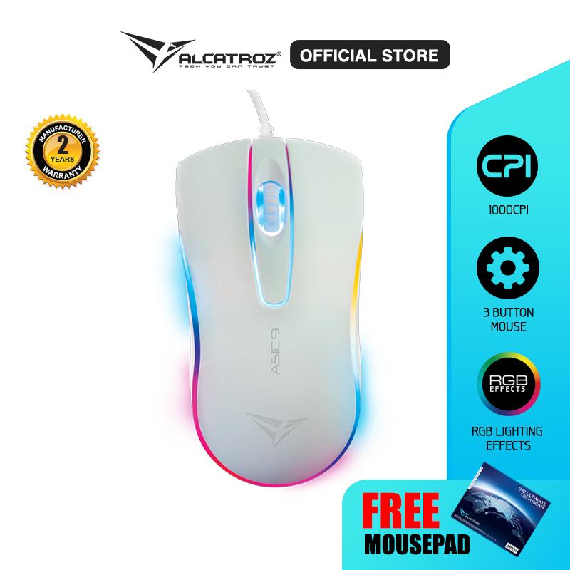 Mouse Gaming Alcatroz Asic 9 RGB Wired USB Mouse With RGB FX - Shop ...